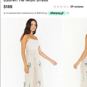 Show Me Your MuMu | Dresses | Show Me Your Mumu Lauren Tie Maxi Dress ...